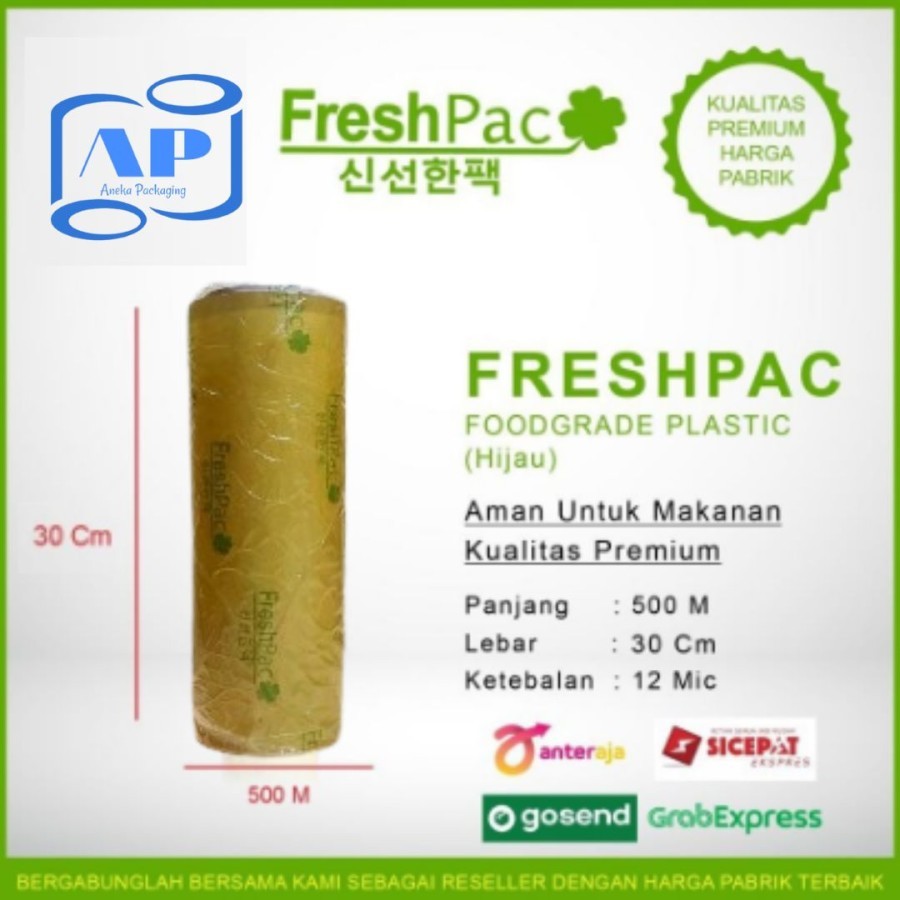 Jual Freshpac Plastic Wrap Plastik Wrapping Plastik Pembungkus Makanan ...