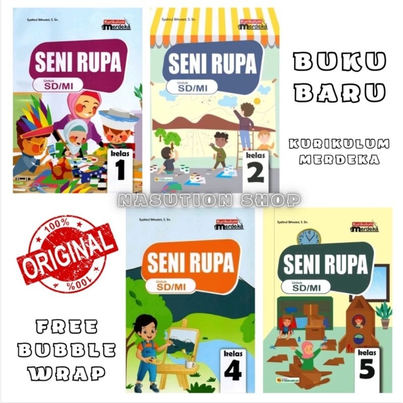 Jual Buku Seni Rupa Untuk Kelas 1 2 4 5 SD/MI Kurikulum Merdeka CV Wahana Karya Jaya | Shopee ...