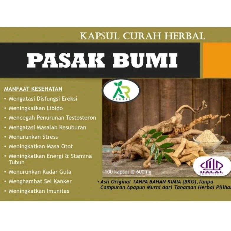 Jual Kapsul PASAK BUMI / TONGKAT ALI Kapsul Herbal Curah | Menjaga ...