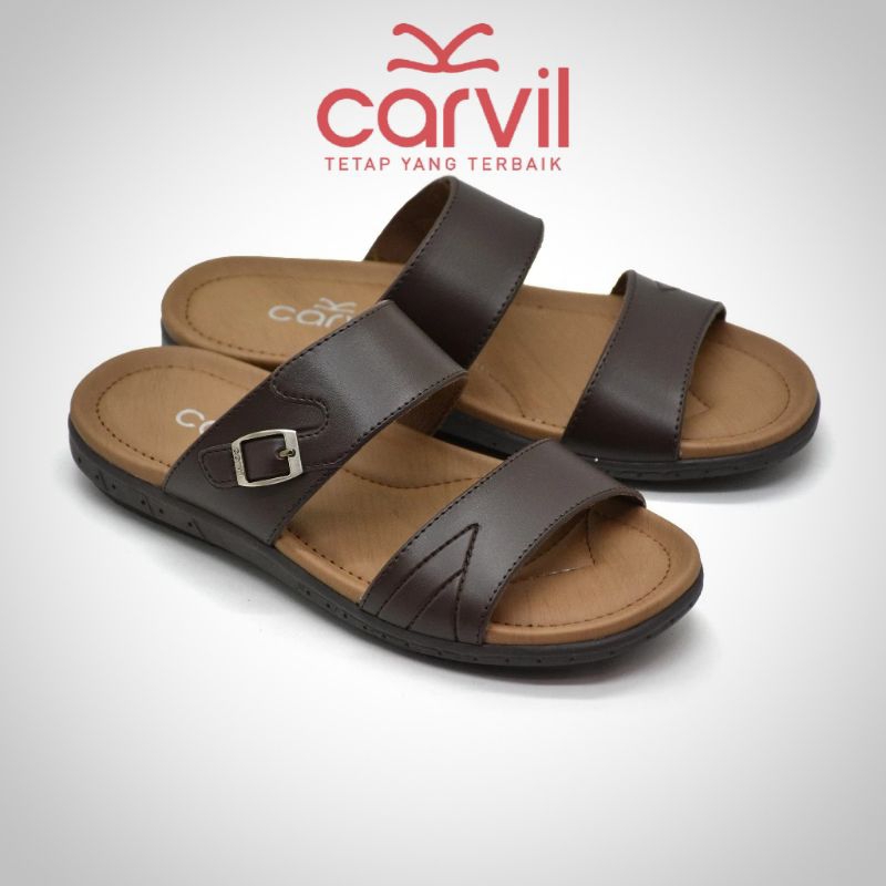 Jual Sandal Pria Carvil Original Terbaru Ori 100% Sendal Pria Kekinian ...