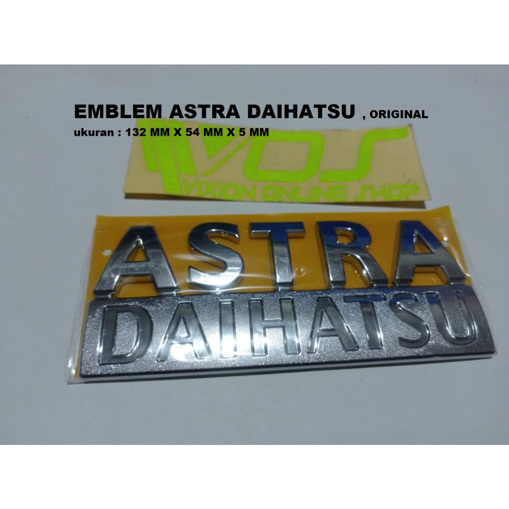 Jual LOGO EMBLEM ASTRA DAIHATSU original | Shopee Indonesia