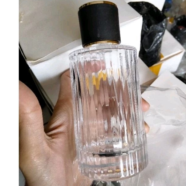 Jual botol parfum chl*oe 100 ml tutup hitam drat/ botol parfum salur ...