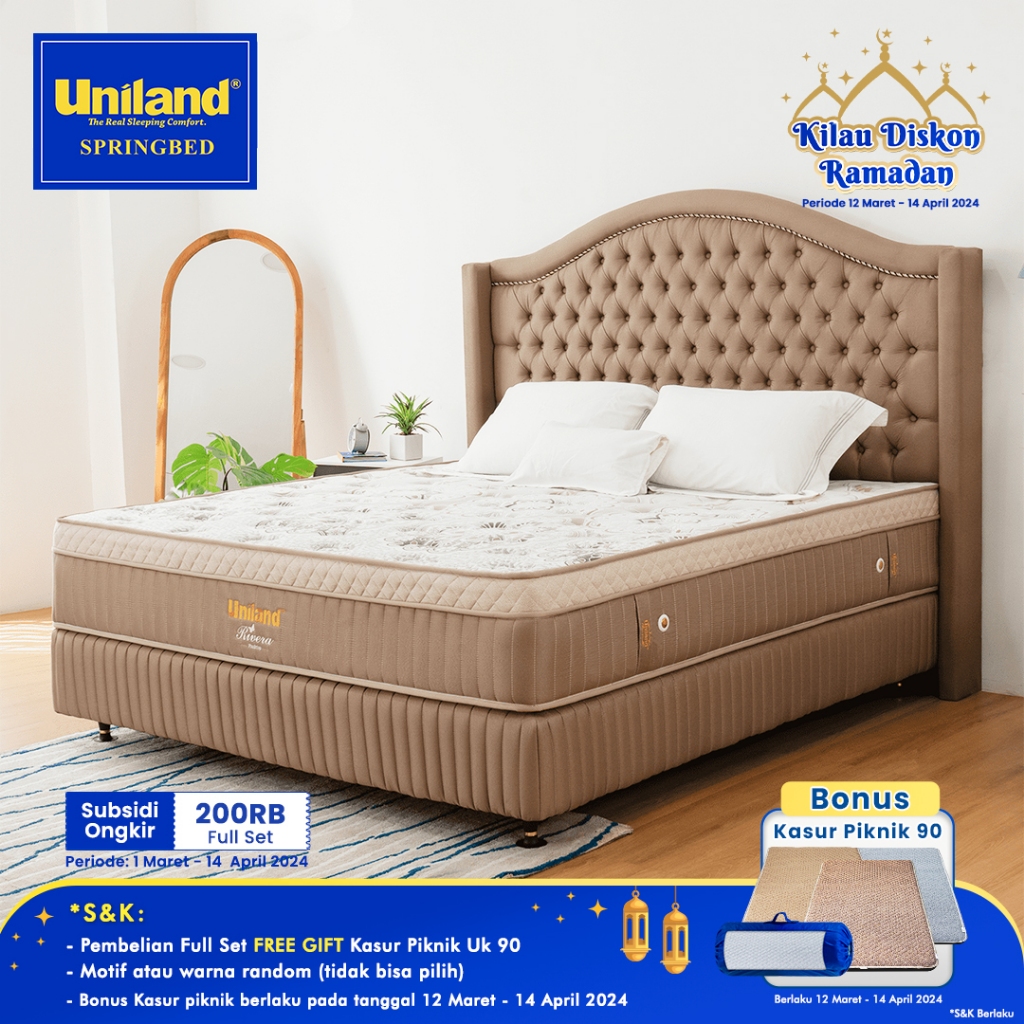 Jual Uniland Springbed Full Set 90x200 | Shopee Indonesia