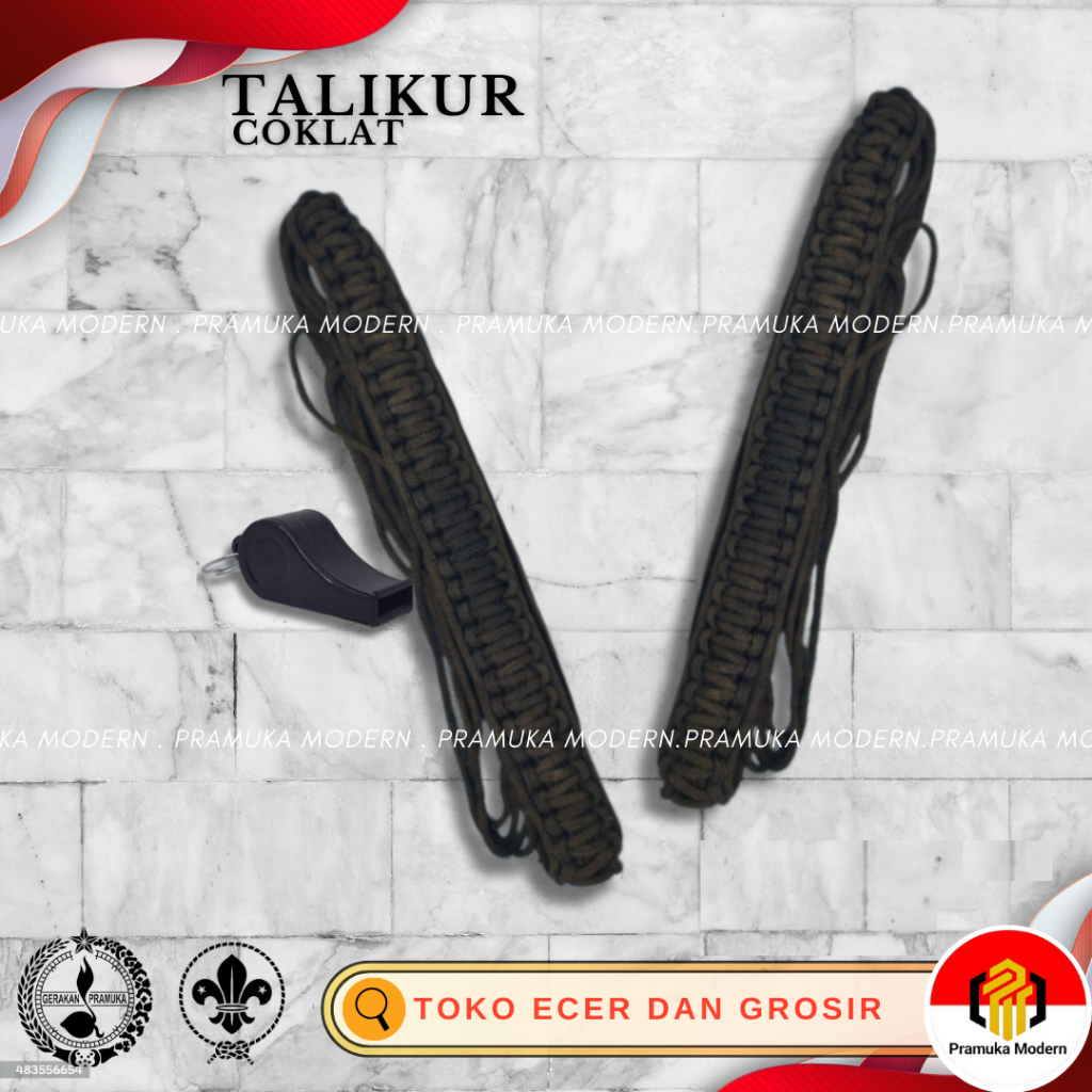Jual Talikur tali peluit pramuka ukuran besar variasi warna lengkap ...