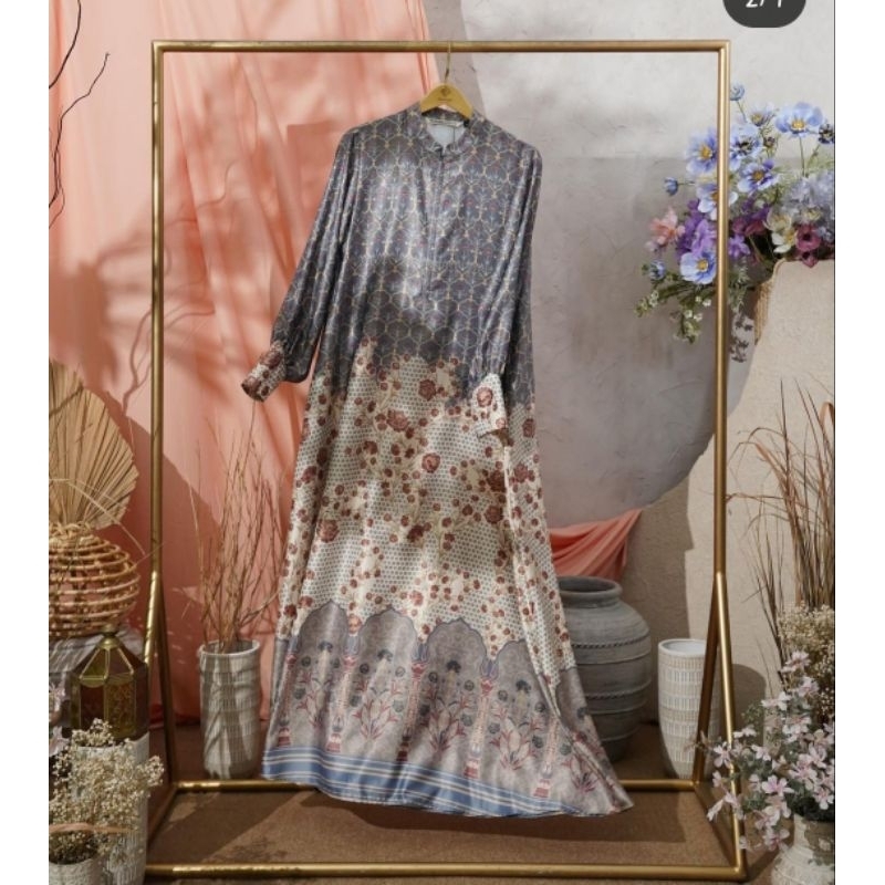 Jual REEHAM DRESS HEAVENLIGHTS (DENIM BLUE XS) | Shopee Indonesia