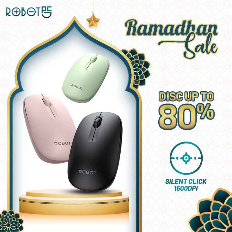 Jual ROBOT Mouse M260 2.4G Wireless Optical USB Mouse - Garansi Resmi 1 ...