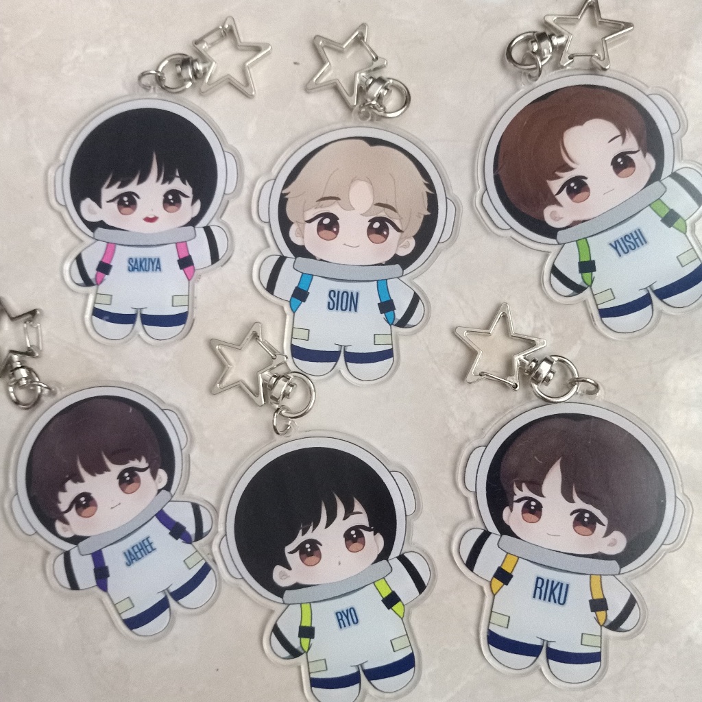 Jual NCT WISH NASA KEYCHAIN & STICKER SET | Shopee Indonesia