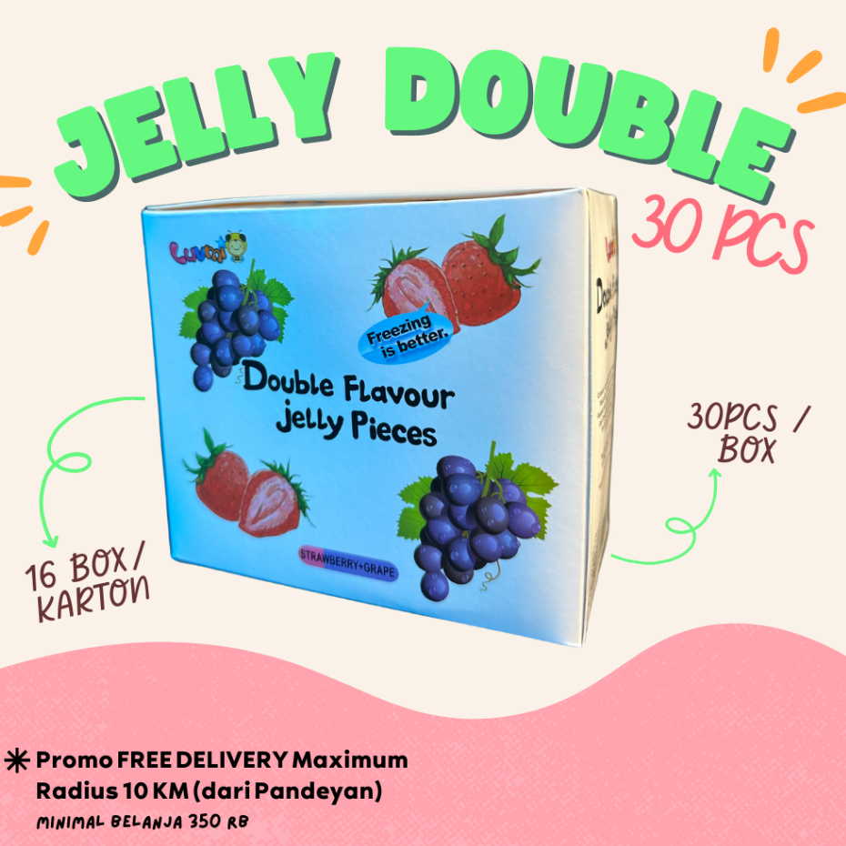 Jual LUVMI - JELLY DOUBLE ISI 30 PCS @2 RASA / PERMEN LUNAK VIRAL ...
