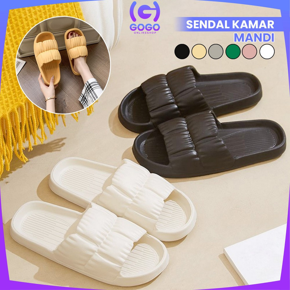 Jual GOGO-S51 Sandal Jelly Wanita Korean Style Import Bahan EVA Anti ...