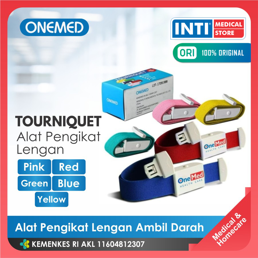 Jual ONEMED Tourniquet / Alat Pengikat Lengan Ambil Darah | Shopee ...