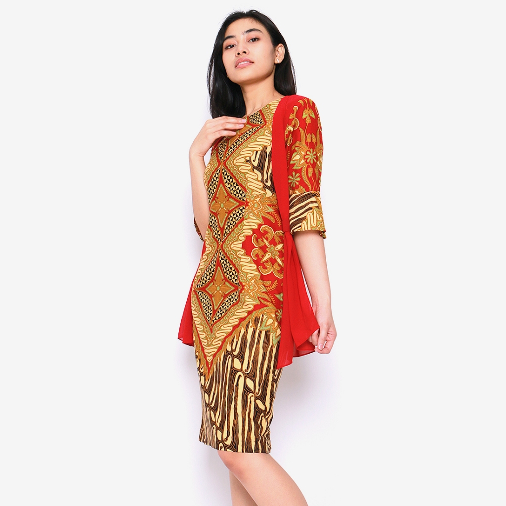 Jual Batik Semar Rana Dress Niti Satrio | Shopee Indonesia