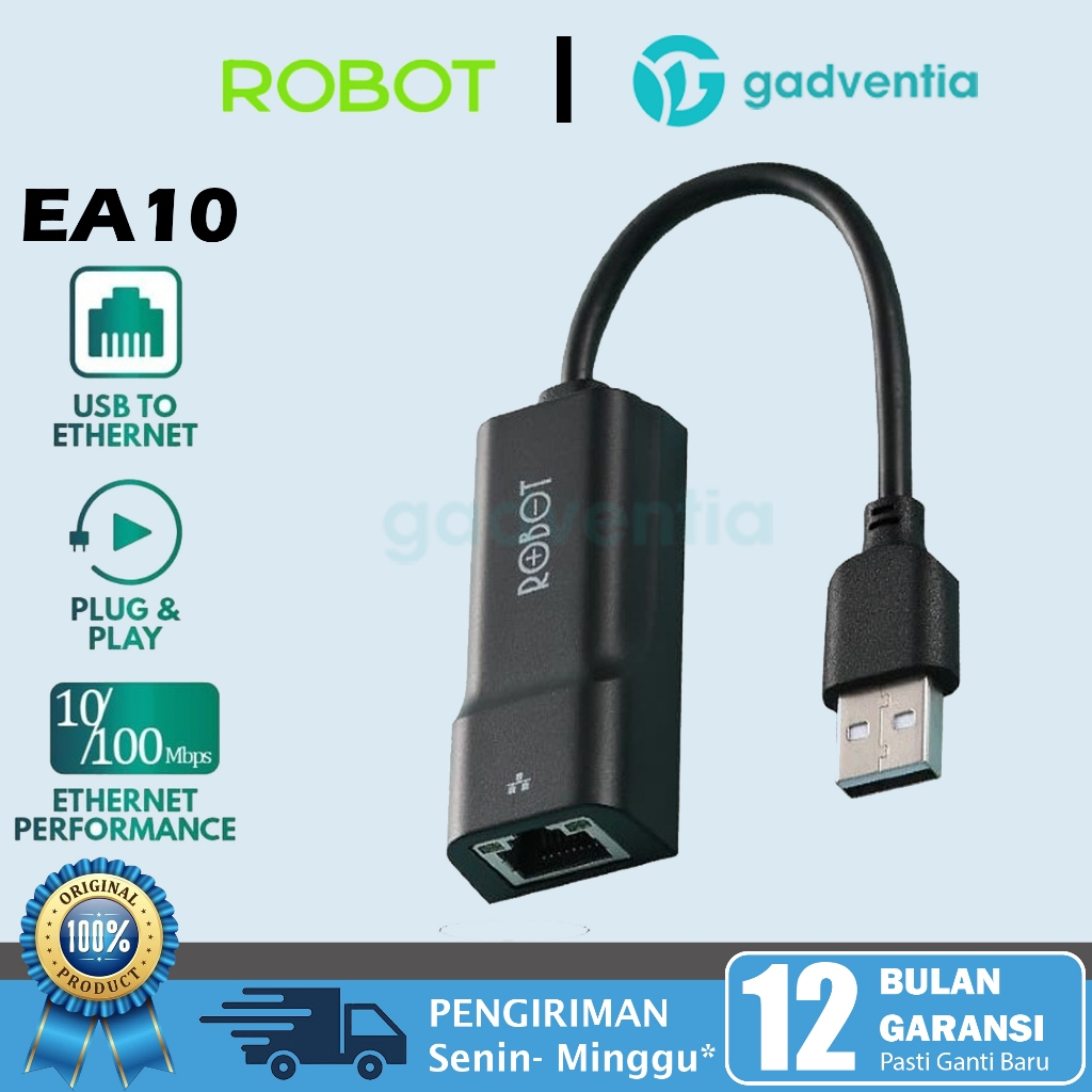 Jual Robot Ea10 Kabel Converter Usb Ethernet Adapter Usb 2.0 to Rj45 ...