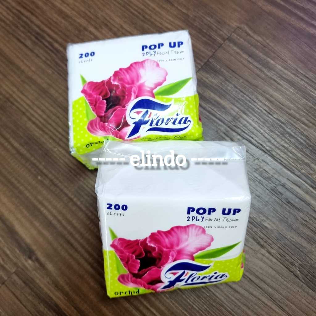 Jual Tissue Wajah Pop Up Floria 200 sheet | Shopee Indonesia