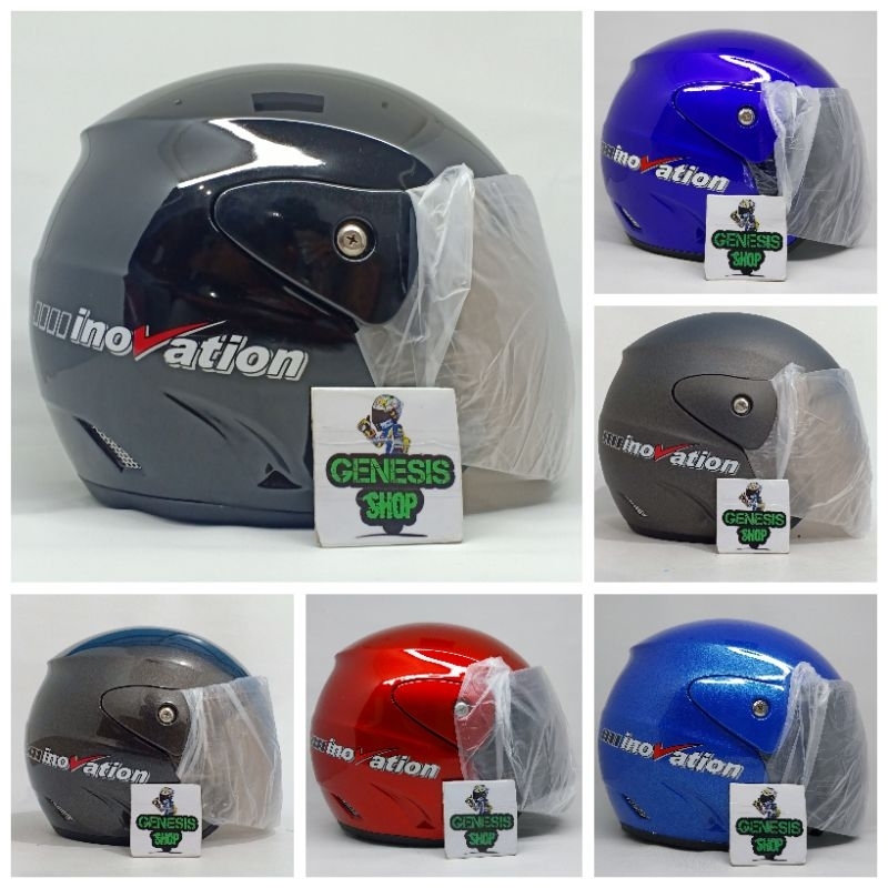 Jual Helm SNI half face helm SNI evolution INOVATION polos murah ...