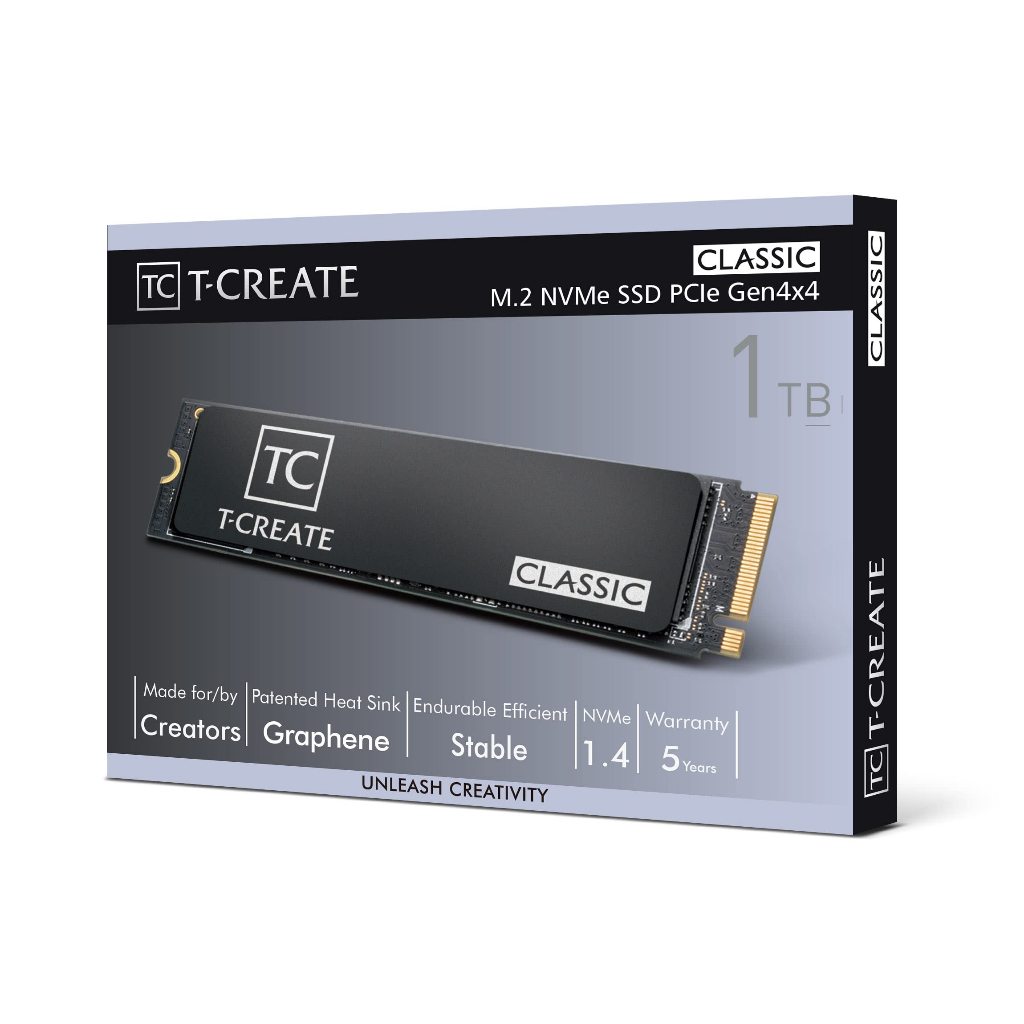 Jual SSD T-Create Classic 1TB M.2 NVMe PCIe Gen 4 x4 | Shopee Indonesia