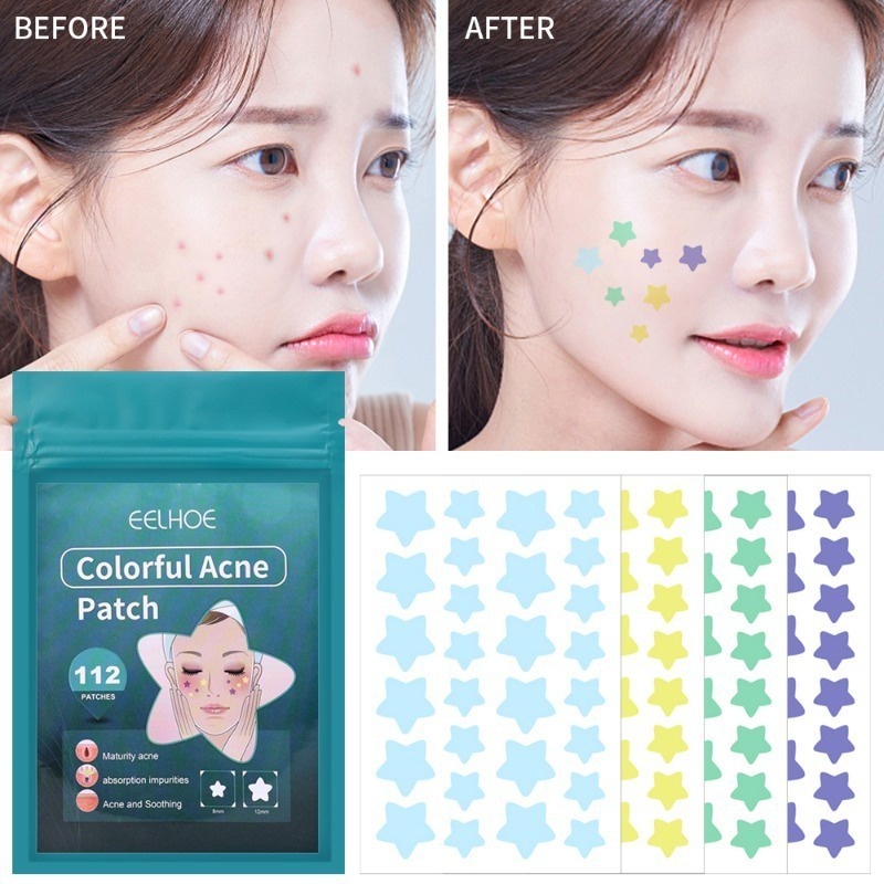 Jual [COD&Ready ]EELHOE 4 Colors Cute Star Shaped Acne Pimple Patch ...