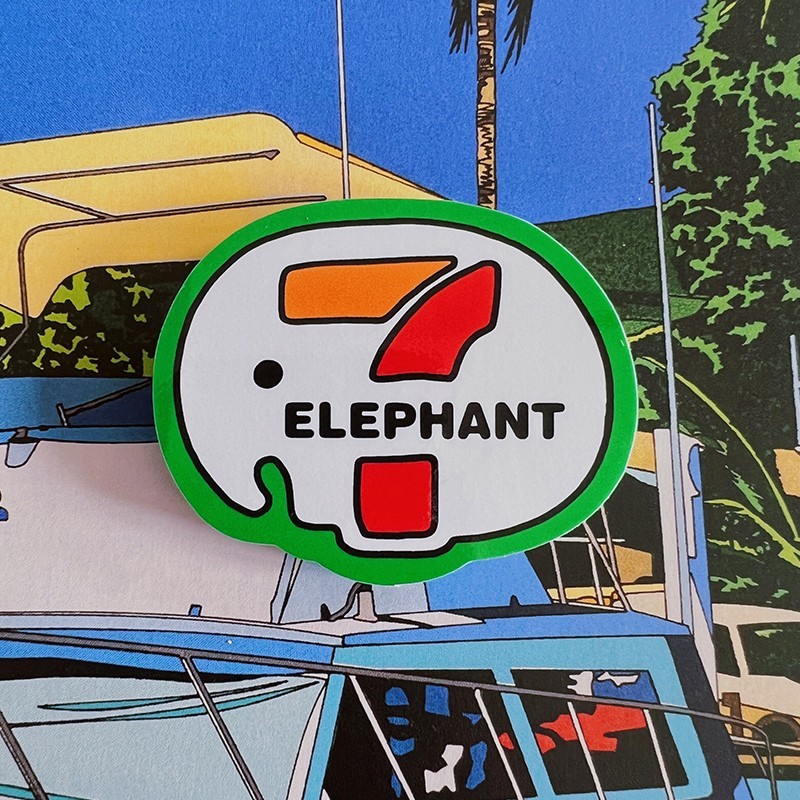 Jual Seven Elephant - Vinyl Sticker | Shopee Indonesia