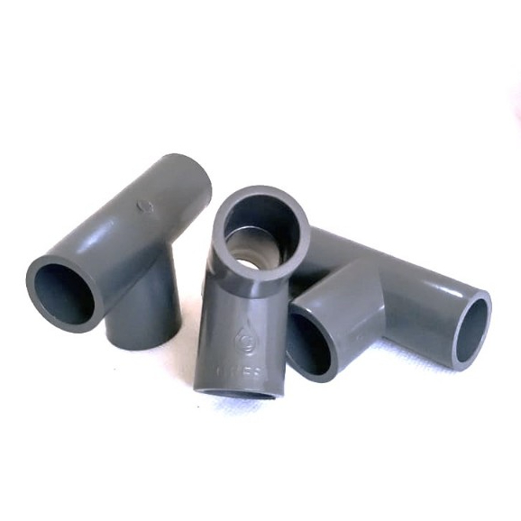 Jual T Pipa / Fitting Pipa PVC Tee / Tee PVC 3/4" Merk GREST | Shopee ...