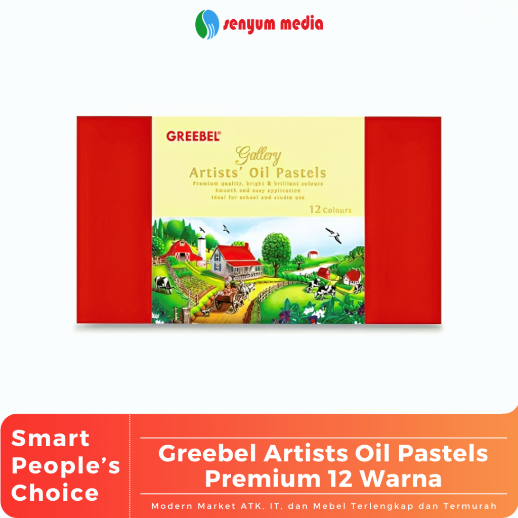 Jual Greebel Artists Oil Pastels Premium 12 Warna (1 Pcs) (S:PCS ...