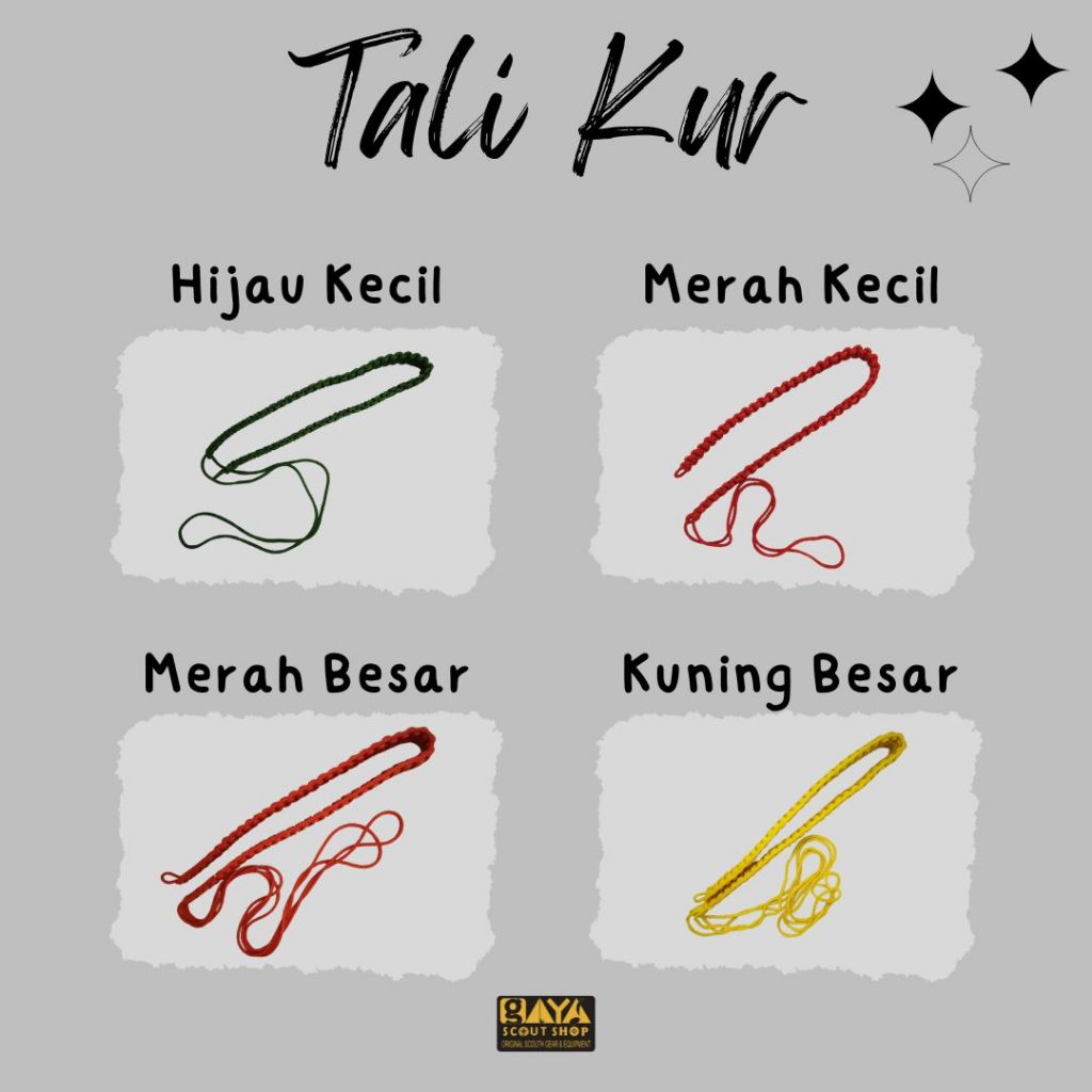 Jual Tali Pluit, Tali kur, Tali Koor, Tali Pramuka, Tali Siaga, Tali ...