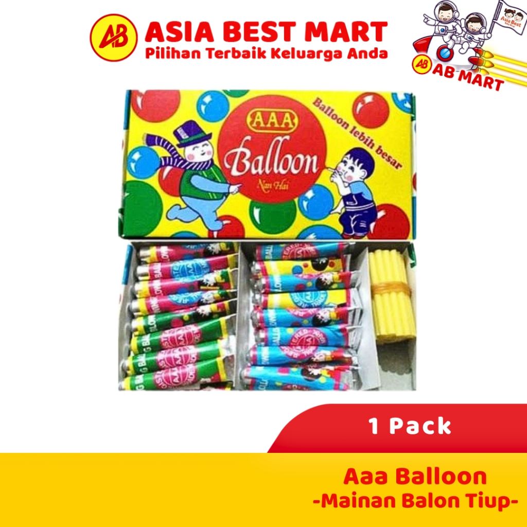 Jual Aaa Balloon Balon Tiup Jadul Mainan Anak Zaman Dulu - ASIA BEST ...