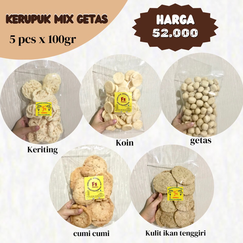 Jual PAKET ICIP KERUPUK CAMPUR GETAS (KERITING, KOIN, GETAS, CUMI ...