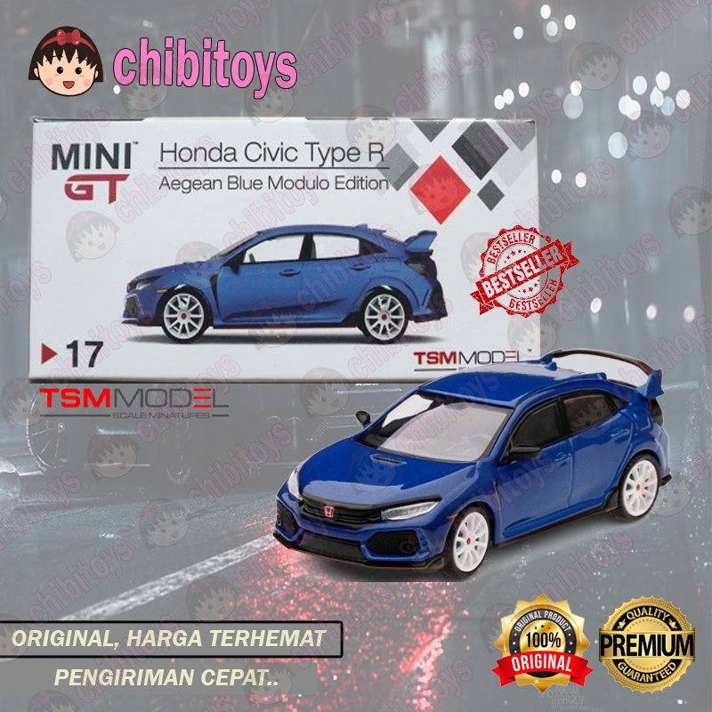 Jual MINI GT HONDA CIVIC Type R AEGEAN BLUE MODULO EDITION - MGT00017 ...