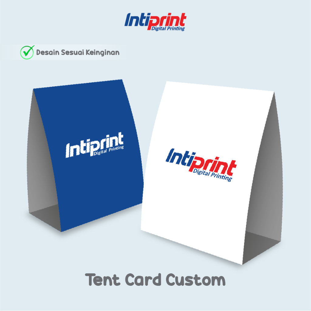 Jual Tent Card Custom Tent Card Display | Shopee Indonesia