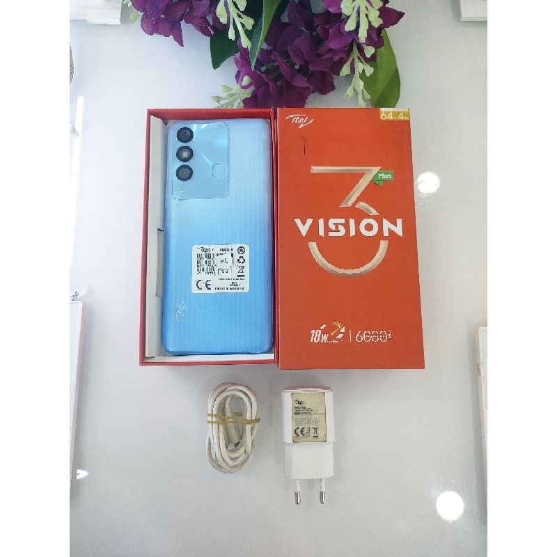 Jual itel vision 3 plus 4/64 full set mulus | Shopee Indonesia