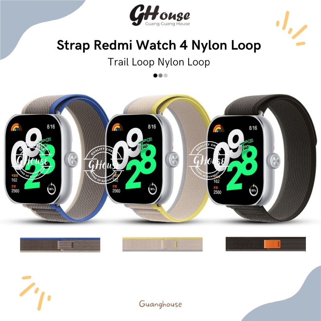 Jual Strap Redmi Watch 4 Nilon Loop Tali Jam Xiaomi Smartband 8 PRO Redmi Watch 4 Strap ...