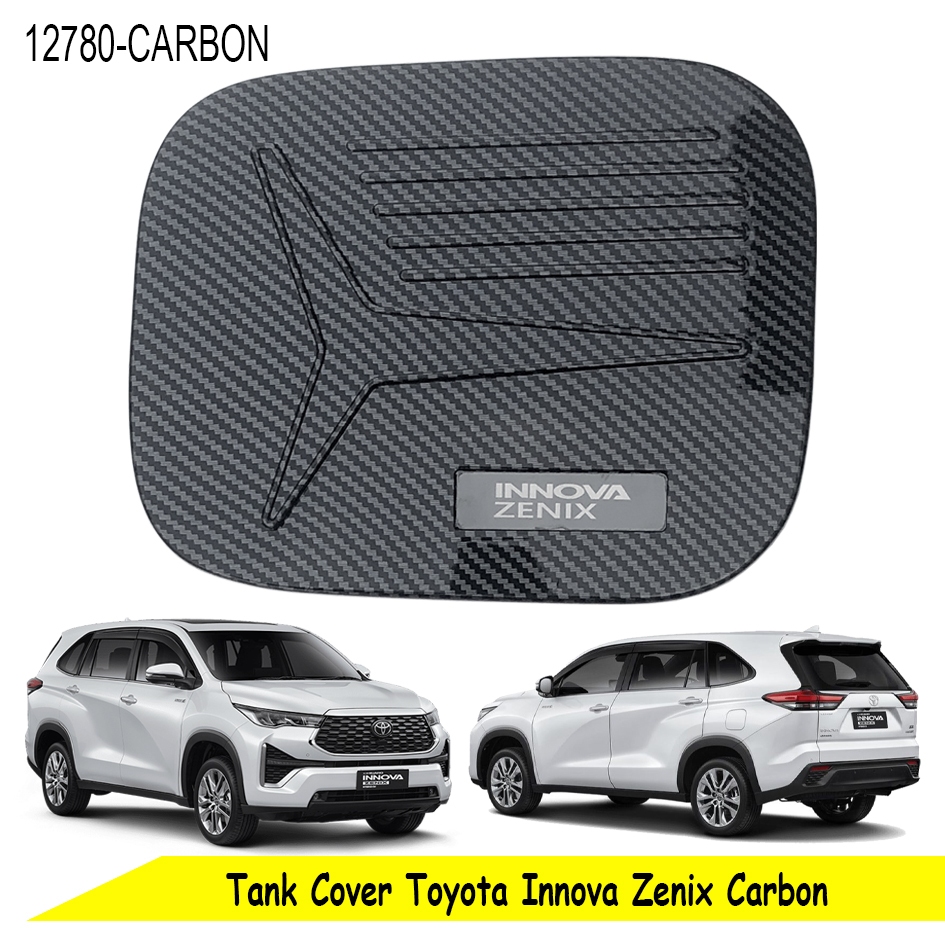 Jual Tutup Tangki Toyota Innova Zenix Karbon Tank Cover Carbon | Shopee ...