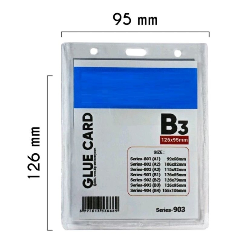 Jual plastik Id card B3 isi 20 /mika B3 / Glue Card B3 | Shopee Indonesia