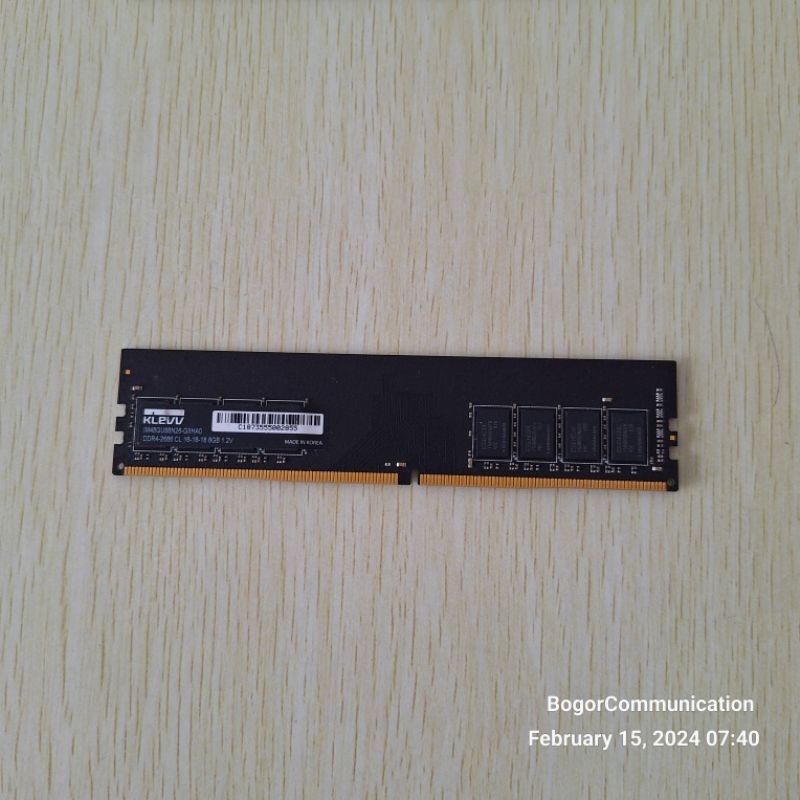 Jual RAM DDR4 Klevv 8GB 2666MHz Desktop PC LONGDIMM | Shopee Indonesia