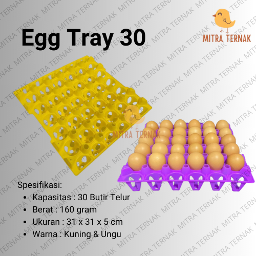 Jual Egg Tray 30 / Tempat Telur Plastik / Tempat Telur Ayam Layer ...
