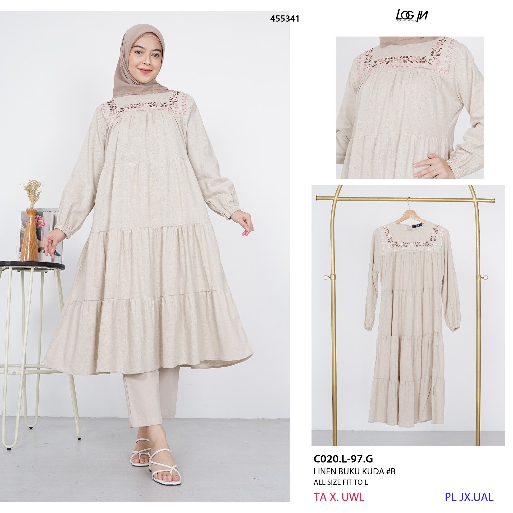 Jual Jafa Tunik Atasan Baju Wanita Cewek Cewe Simple Elegan Cantik ...