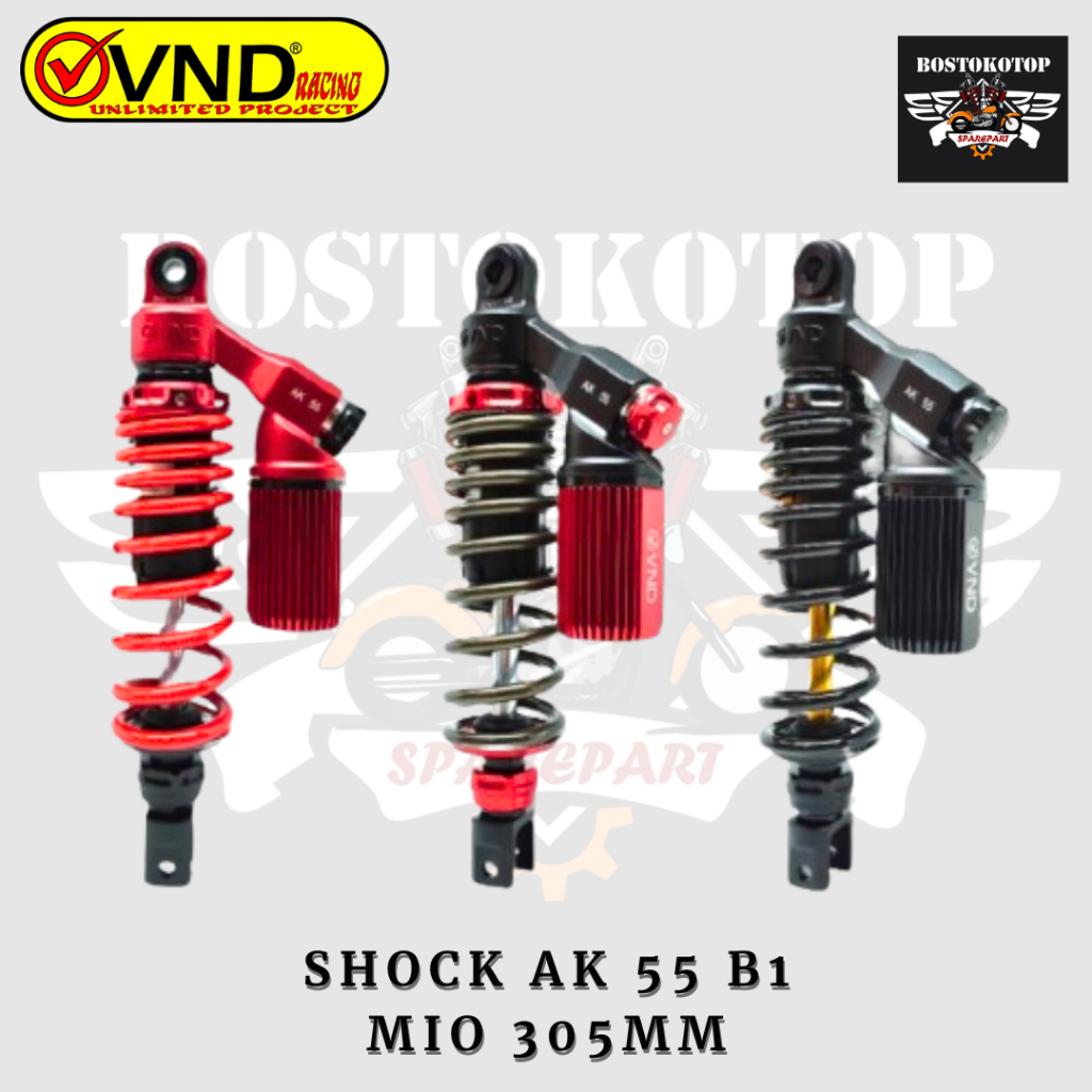 Jual VND Shock Shockbreaker AK 55 B1 305MM Mio Beat Karbu Scoopy Soul ...