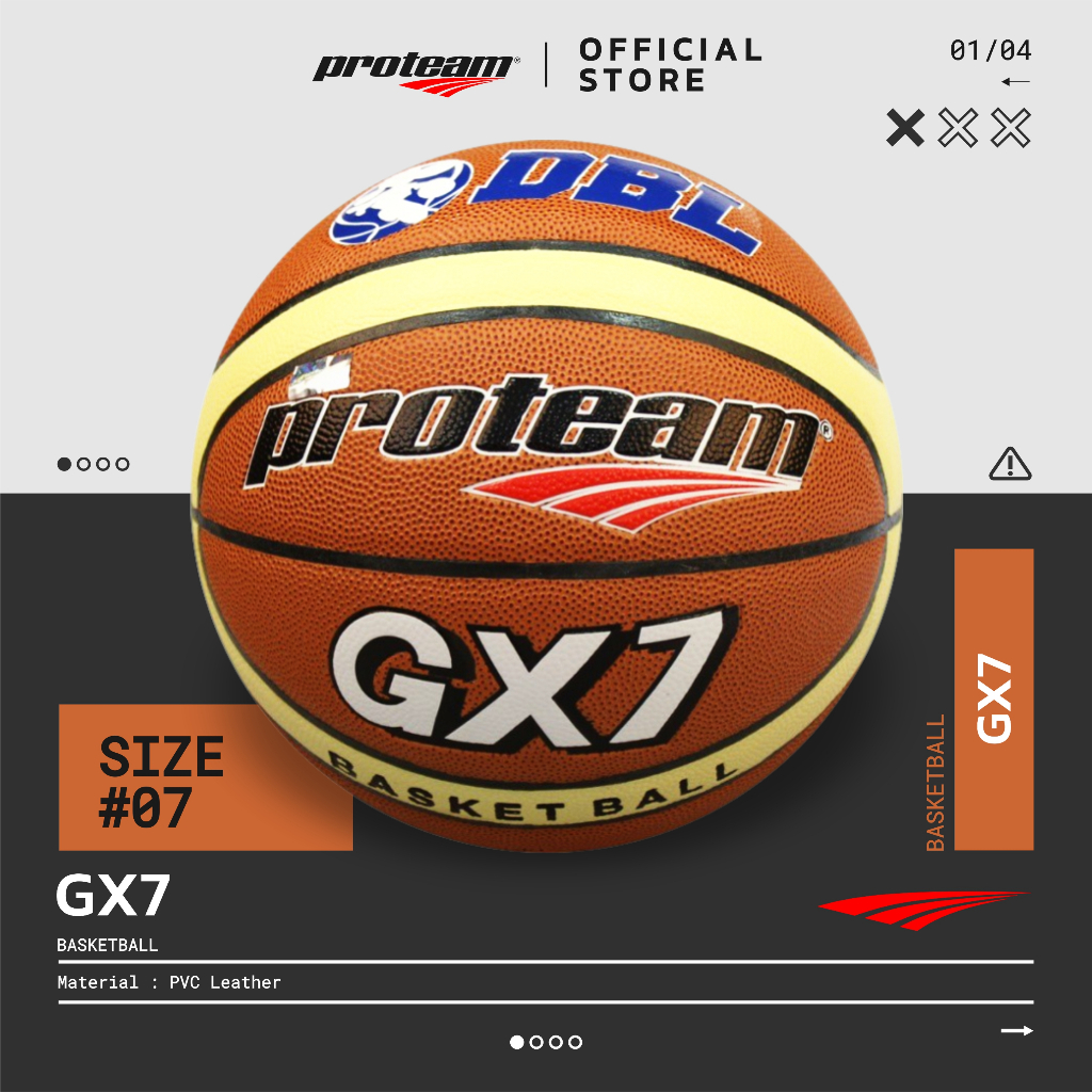 Jual Bola Olahraga Basket Ball DBL Proteam Size 7 Indoor Outdoor Sport ...