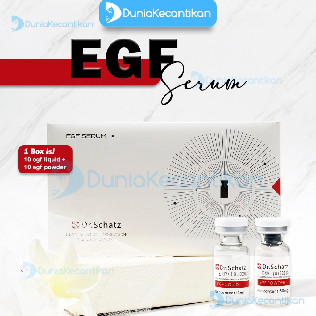 Jual Dr Schatz Serum EGF Box Epidermal Growth Factor Serum Bekas Jerawat Bopeng Flek Hitam ...