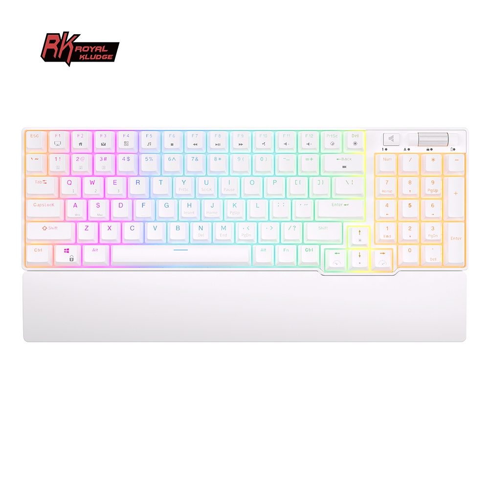 Jual Royal Kludge RK 96 White 96 Keys Gaming Keyboard | Shopee Indonesia