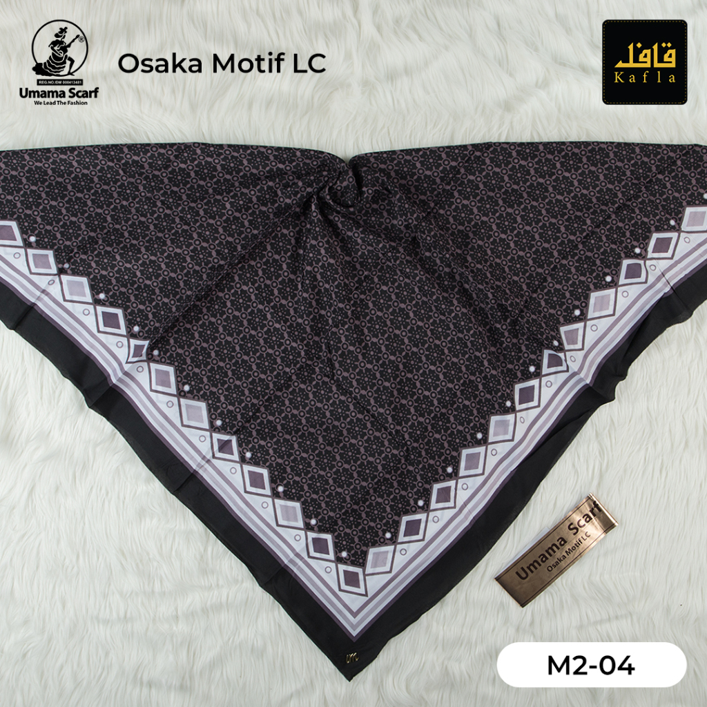 Jual Hijab Voal Osaka Motif LC Metal Logo Original By Umama Scarf ...