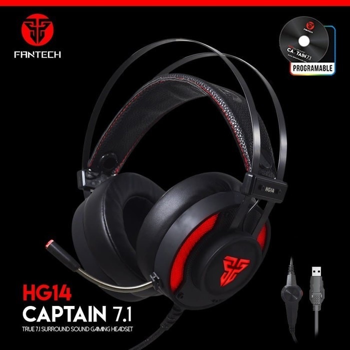 Jual Headset Gaming Fantech Captain HG-14 (NOS= New Old Stock) | Shopee ...