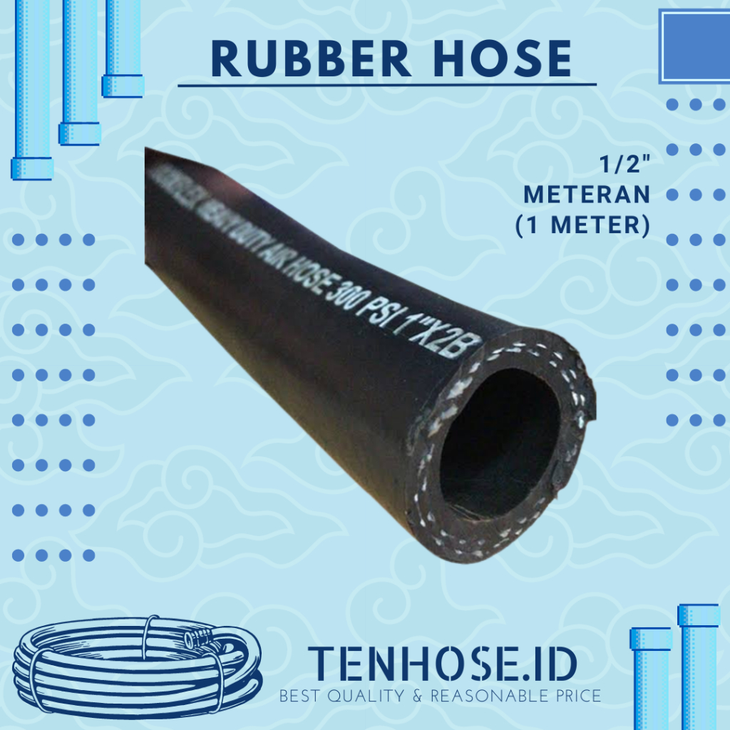 Jual Selang Air Karet Maxxflex 1/2" Inch Jual per Meter Selang Air hose ...