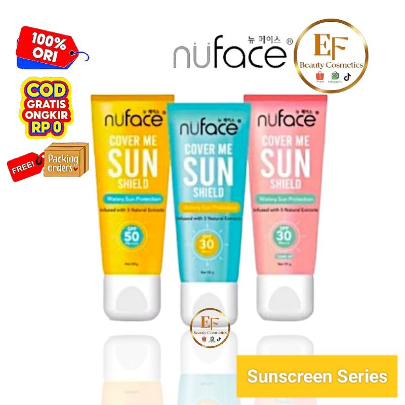 Jual NUFACE Cover Me Sun Shield Spf 50 PA++++ | Spf 30 PA+++ | Spf 30 ...