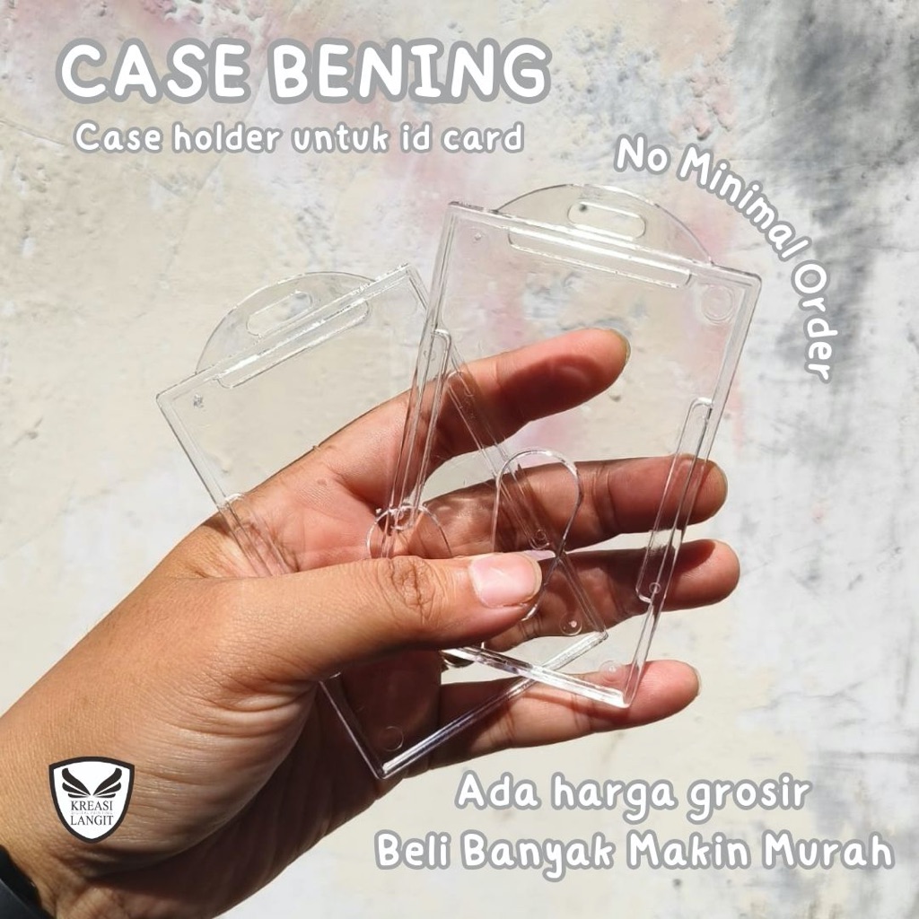 Jual Case ID Card Bening | Holder ID Card Bening | Tempat ID Card ...