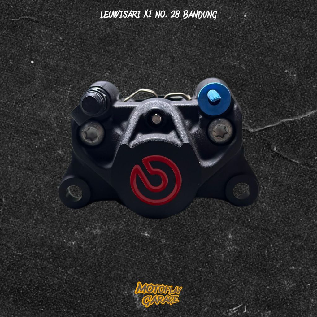 Jual Caliper Kaliper Brembo 2P Red Logo axial ORIGINAL!!! | Shopee Indonesia