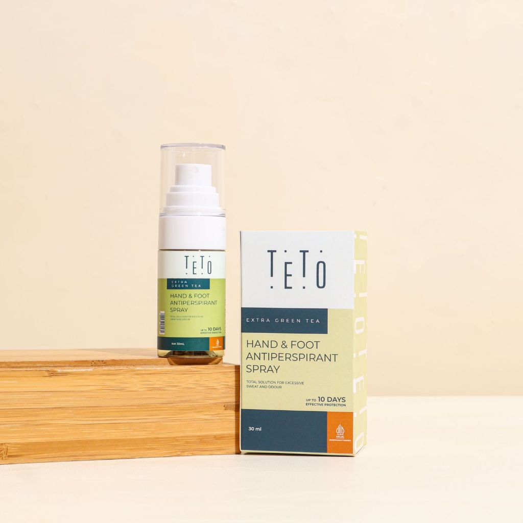 Jual Teto Hand and Foot Spray 30ml yang mengurangi keringat & bau ...