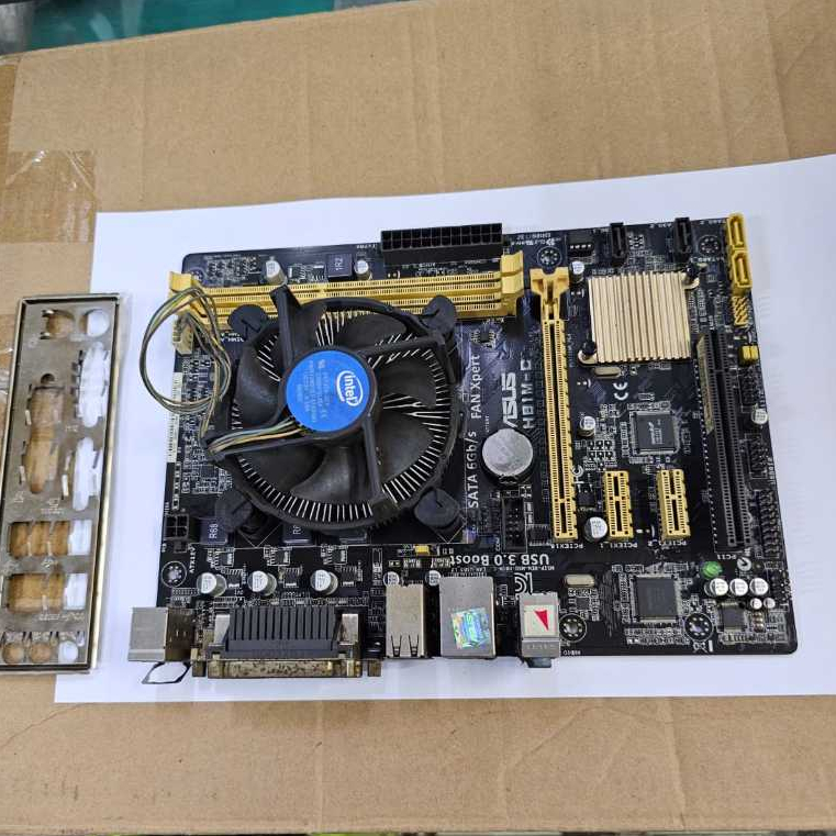 Jual Paket Mobo ASUS H81M-C+Proc Core i3 4170 +Fan Second+Ram ddr3 16gb ...