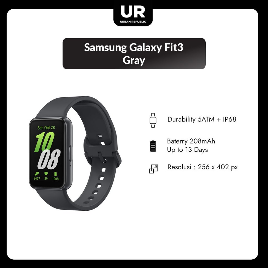 Jual Samsung Galaxy Fit3 - Gray | Shopee Indonesia