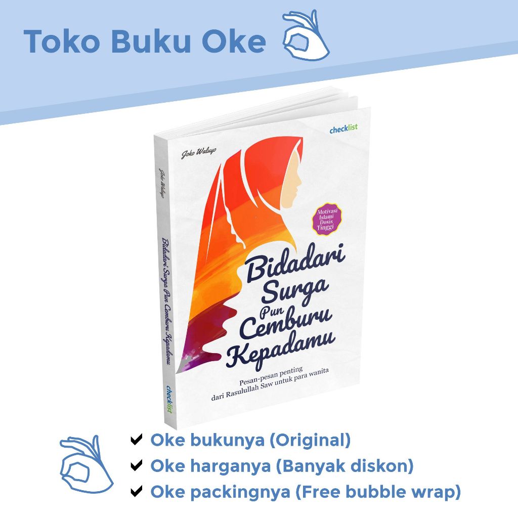 Jual Buku Bidadari Surga Pun Cemburu Kepadamu Motivasi Inspirasi