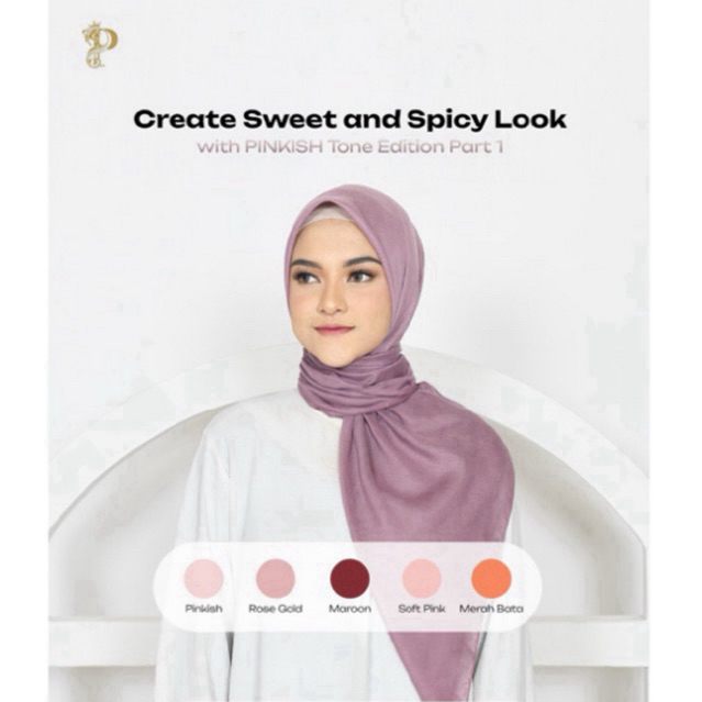 Jual Paris Premium by Princess Daily Hijab (Pinkish Tone Edition Part 1 ...